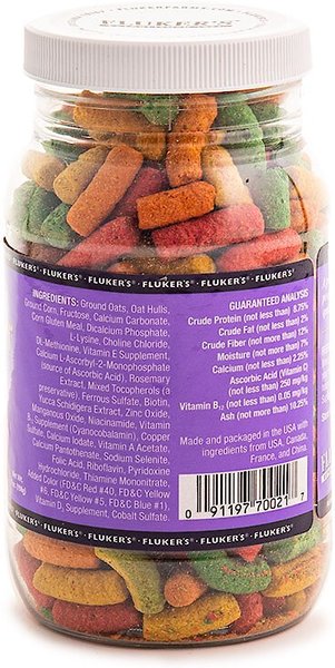 FLUKER'S Large Pellet Tortoise Diet Land Turtle Food, 7-oz jar - Chewy.com