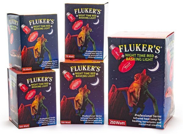 FLUKER'S Night Time Red Reptile Basking Light, 100-watt - Chewy.com
