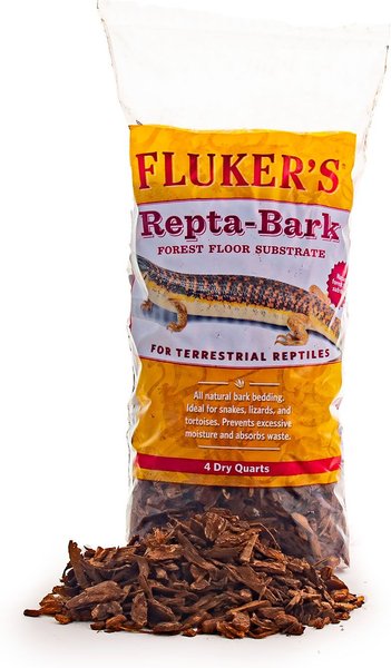FLUKER'S Repta Bark Reptile Terranium Bedding, 4-qt bag - Chewy.com