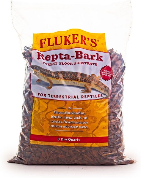 FLUKER'S Repta Bark Reptile Terranium Bedding, 8-qt bag - Chewy.com