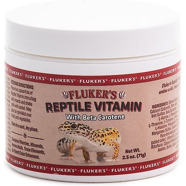 FLUKER'S Reptile Vitamin with Beta Carotene Reptile Supplement, 2.5-oz ...