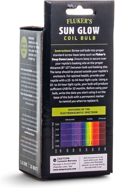 FLUKER'S Sun Glow Coil Tropical Reptile Bulb, 26-watt - Chewy.com