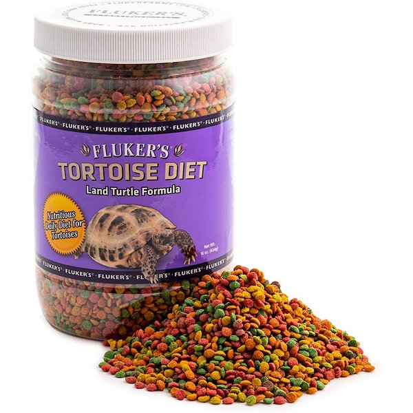 FLUKER'S Tortoise Diet Land Turtle Food, 16-oz jar - Chewy.com