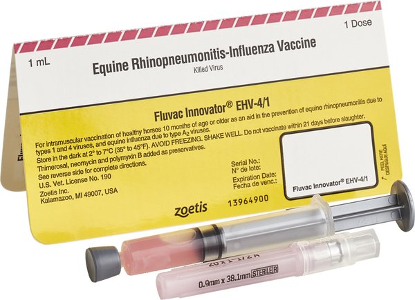 FLUVAC INNOVATOR EHV 4/1 Vaccine for Horses, 1mL Syringe - Chewy.com