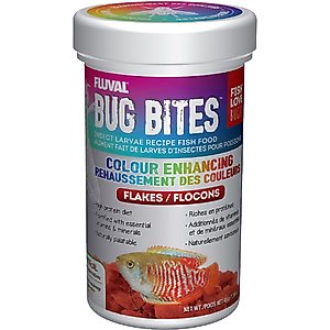 FLUVAL Fl Bug Bites Color Enhancer Fish Food, 1.6-oz - Chewy.com