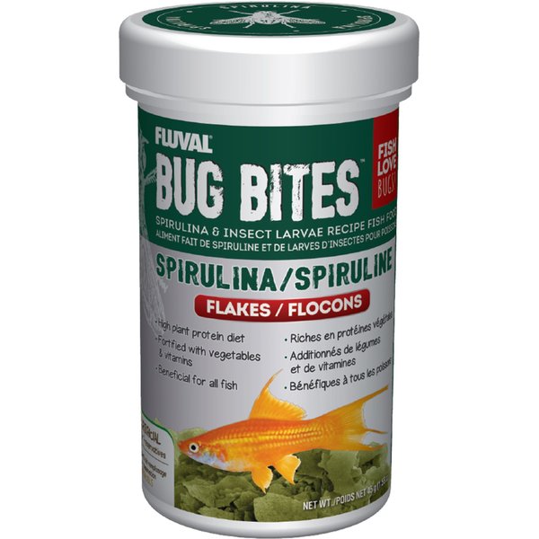 FLUVAL Fl Bug Bites Color Enhancer Fish Food, 1.6-oz - Chewy.com