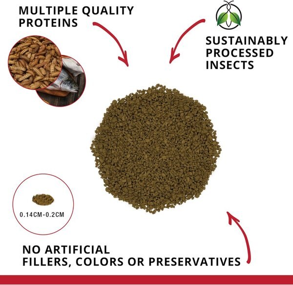 FLUVAL Fl Bug Bites Cichlid Formula Small Granules Fish Food, 1.6-oz ...