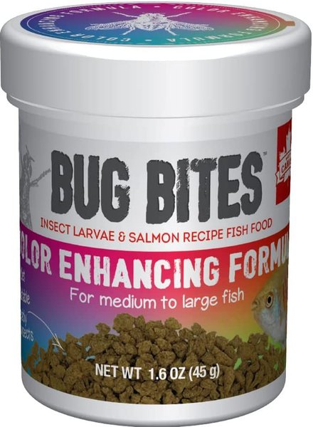 FLUVAL Fl Bug Bites Color Enhancer Fish Food, 1.6-oz - Chewy.com