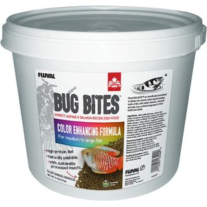 FLUVAL Fl Bug Bites Color Enhancer Fish Food, 4.4-lb - Chewy.com