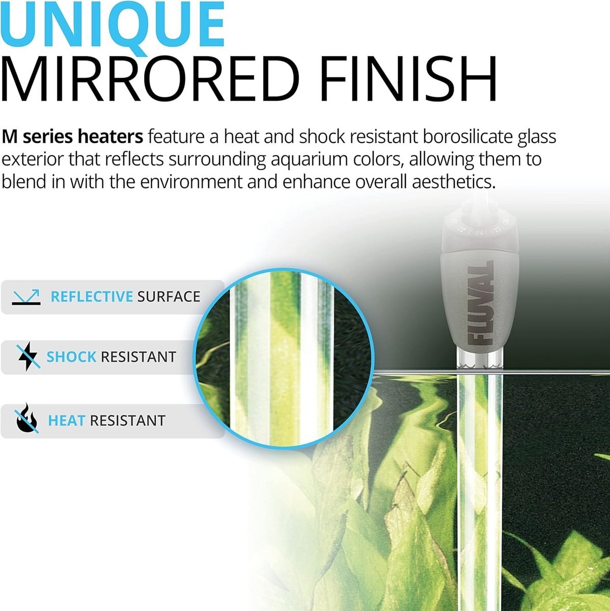 FLUVAL Submersible Glass Aquarium Heater, 50-watt - Chewy.com