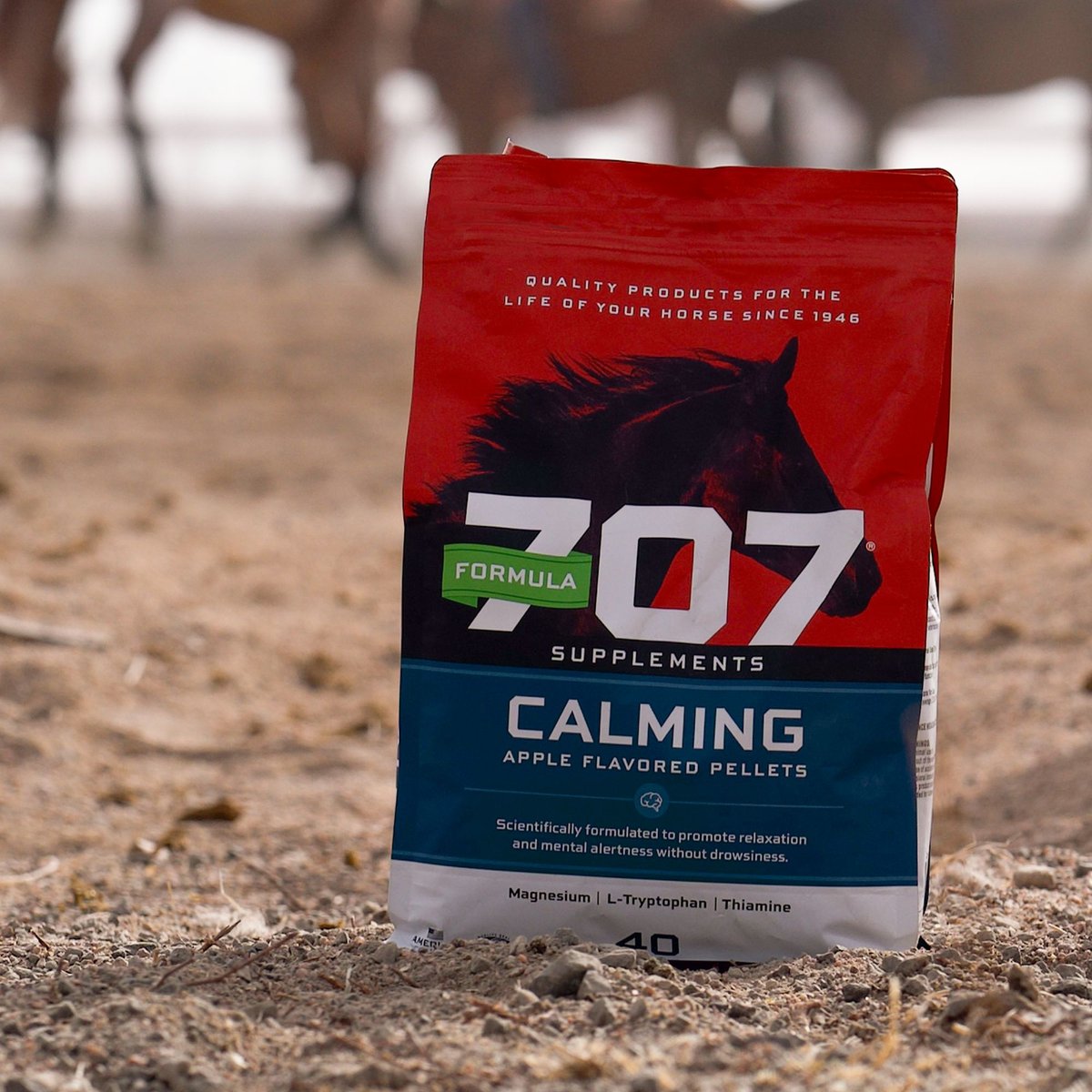 FORMULA 707 Calming Apple Flavor Pellets Horse Supplement, 10-lb bag ...