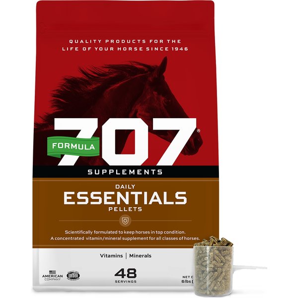 FORMULA 707 Daily Essentials Vitamins & Minerals Hay Flavor Pellets ...