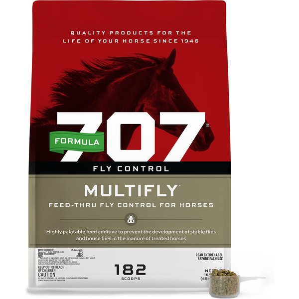 FORMULA 707 MultiFly Feed-Thru Horse Fly Control, 10-lb bag - Chewy.com
