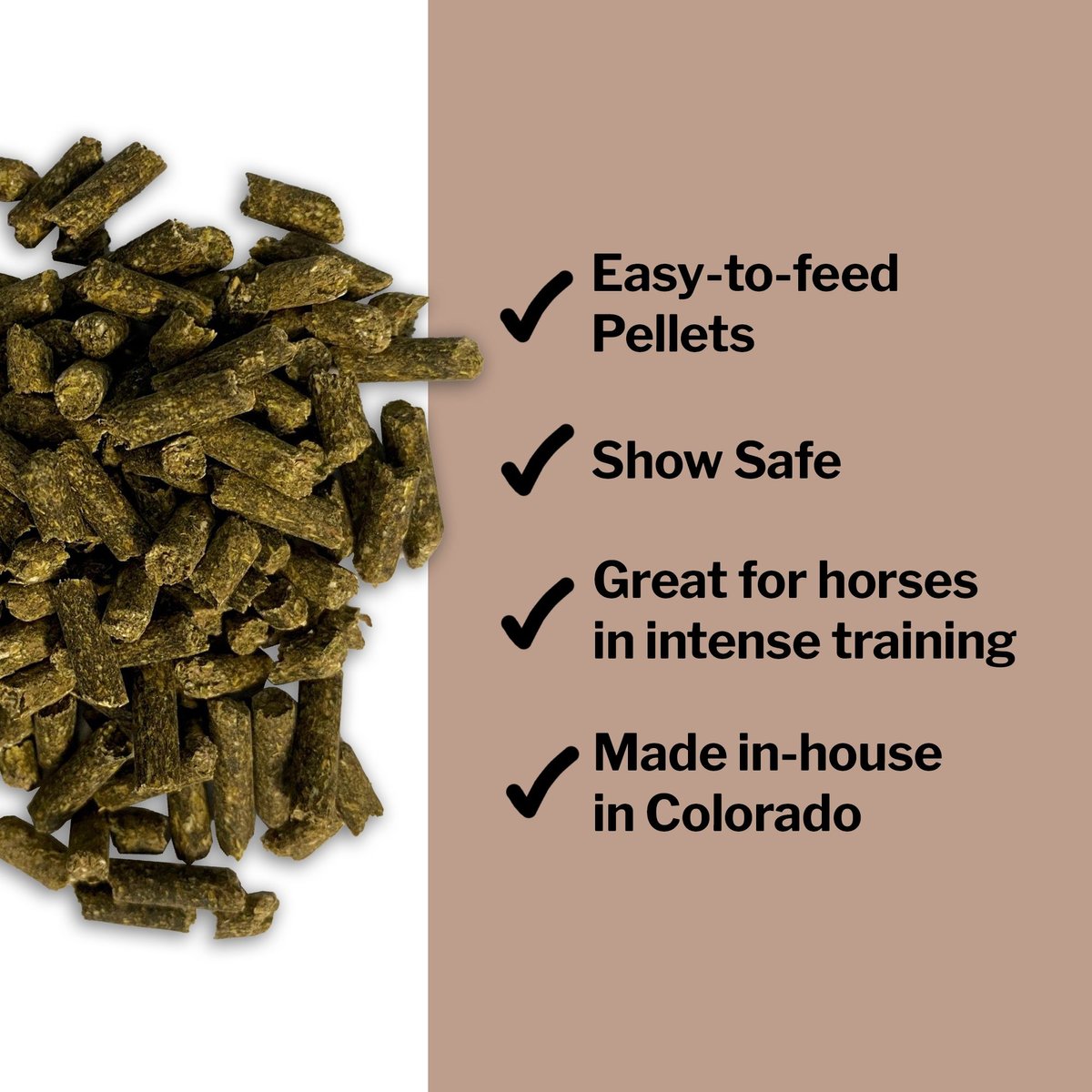 FORMULA 707 MuscleMx Muscle Care Hay Flavor Pellets Horse Supplement, 10-lb bag - Chewy.com