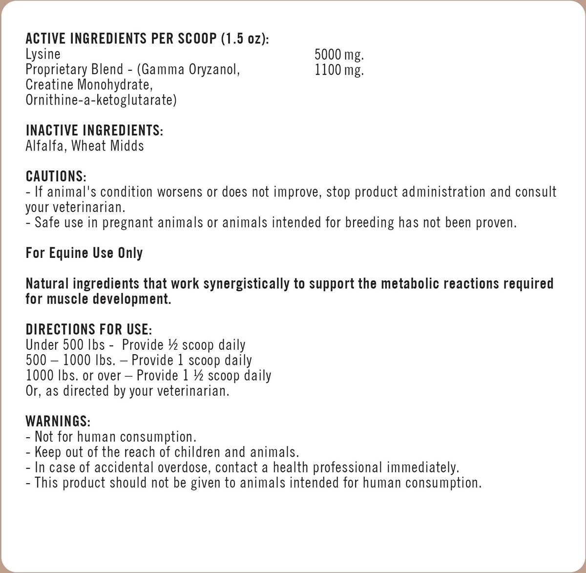 FORMULA 707 MuscleMx Muscle Care Hay Flavor Pellets Horse Supplement, 10-lb bag - Chewy.com