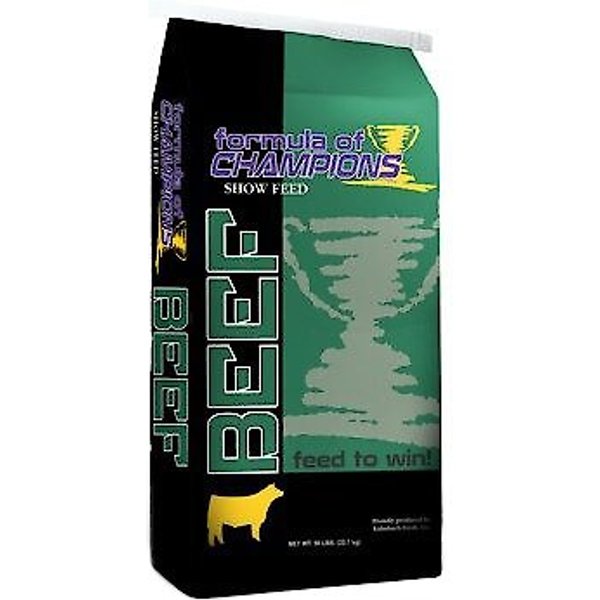 FORMULA OF CHAMPIONS 1/3 Pro Grower Show Cattle Feed, 50-lb bag - Chewy.com