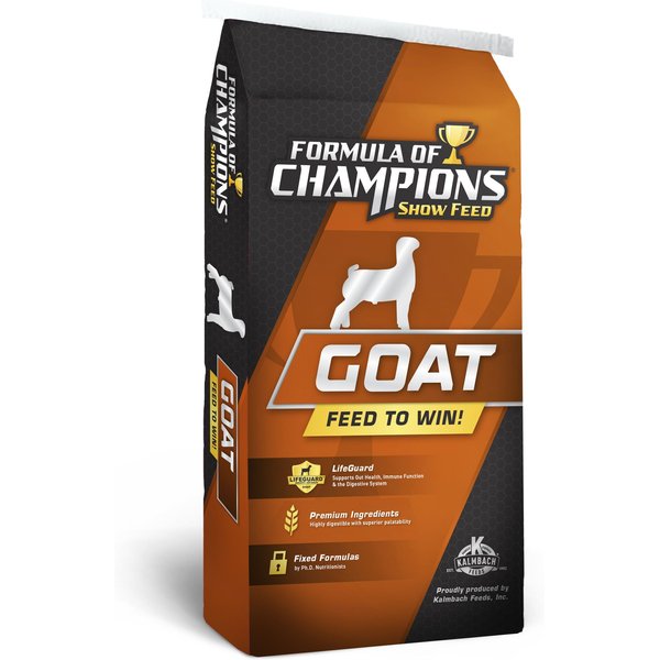 FORMULA OF CHAMPIONS GTO Turbo Starter & Grower Show Goat Feed, 50-lb ...