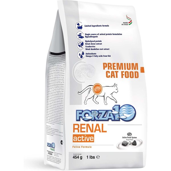 New Version Available - FORZA10 Nutraceutic Active Kidney Renal Support Diet Dry Cat Food, 1-lb ...