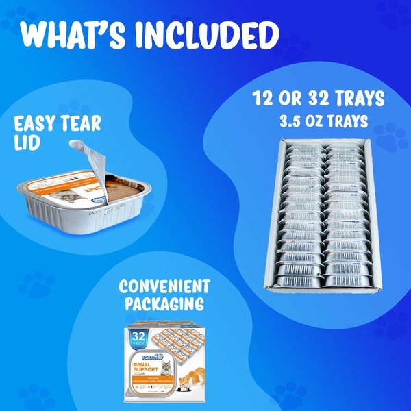 FORZA10 Nutraceutic Actiwet Renal Support Wet Cat Food, 3.5-oz, case of 32 - Chewy.com