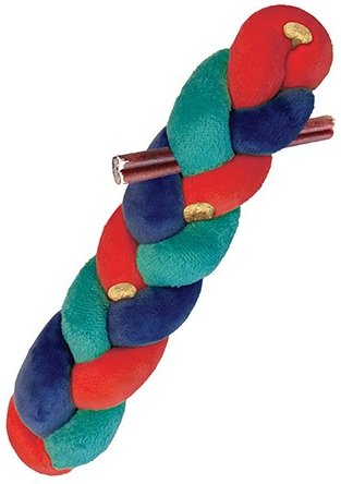 FOUFIT Hide 'n Seek Knotted Snuffle Stick Plush Dog Toy, Red, Small ...