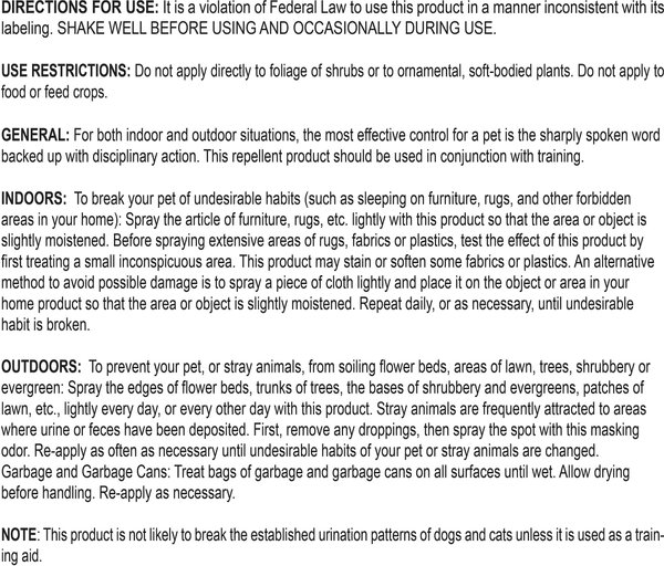 FOUR PAWS Keep Off! Outdoor & Indoor Cat Repellent Spray, 6-fl oz ...