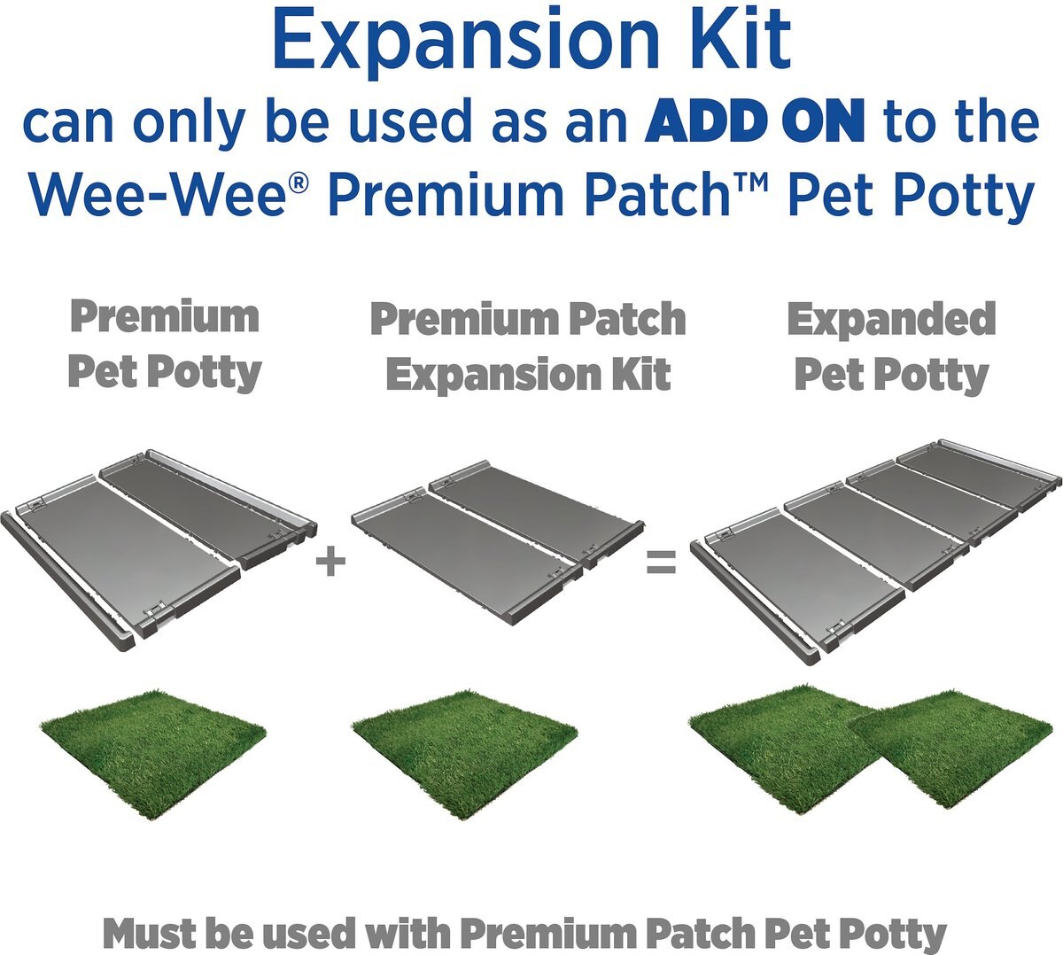 Four Paws Wee-Wee Premium Patch Pet Potty System Expansion Kit - Chewy.com