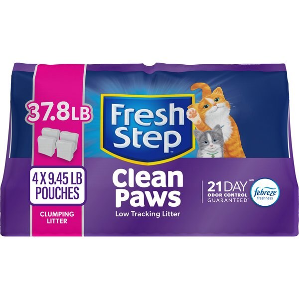 FRESH STEP Premium Scented Non-Clumping Cat Litter, 35-lb bag - Chewy.com