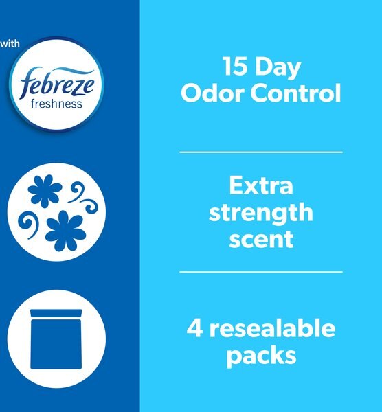 FRESH STEP Extreme Mountain Spring Febreze Scented Clumping Clay Cat ...