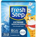 FRESH STEP Simply Unscented Clumping Clay Cat Litter, 25-lb box - Chewy.com