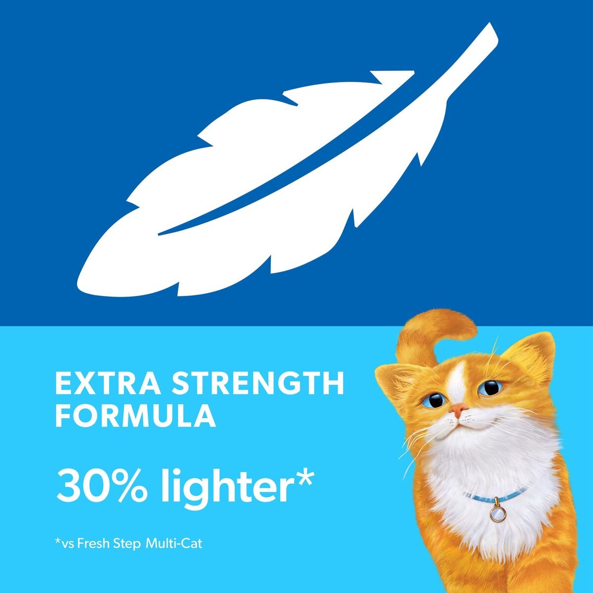 FRESH STEP Lightweight Extreme Febreze Scented Clumping Clay Cat Litter ...