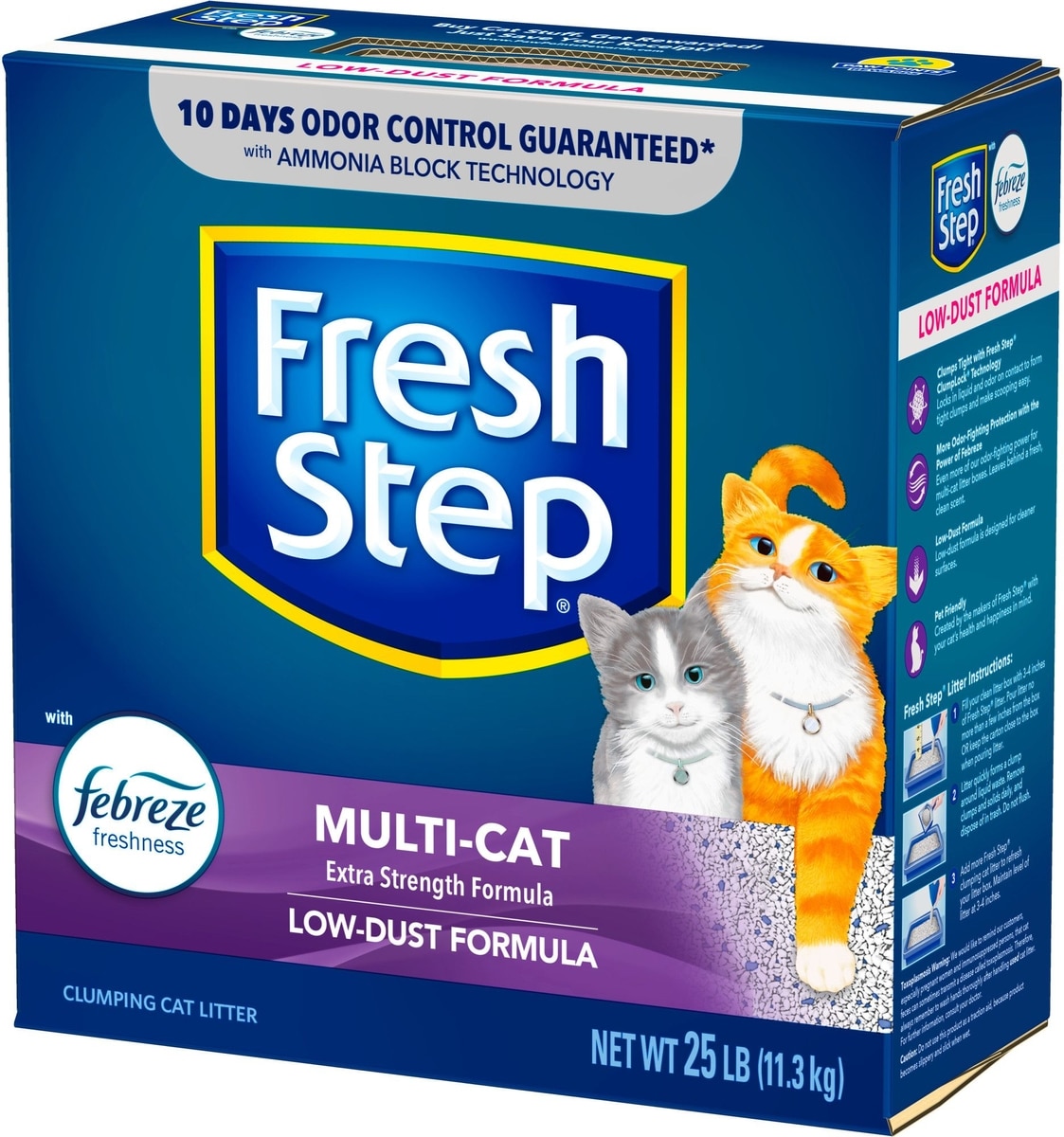 Discontinued - FRESH STEP Multi-Cat Extra Strength Scented Clumping Cat ...