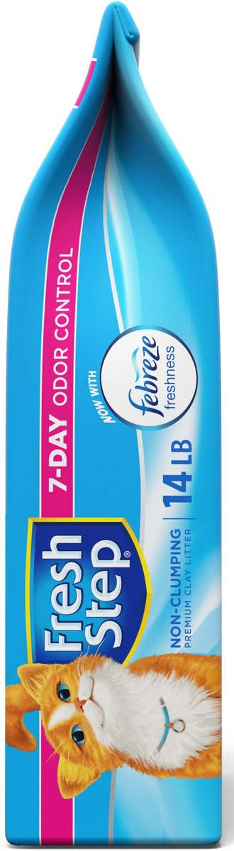 FRESH STEP Premium Scented Non-Clumping Cat Litter, 14-lb - Chewy.com