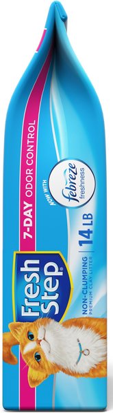 FRESH STEP Premium Scented Non-Clumping Cat Litter, 14-lb - Chewy.com