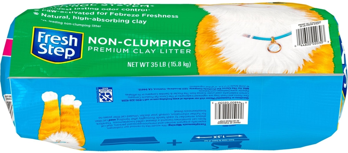 FRESH STEP Premium Febreze Freshness Scented Multi-Cat Non-Clumping ...