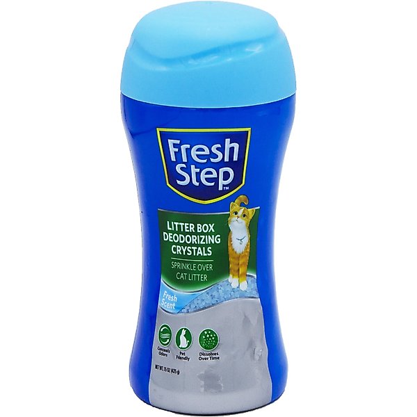FRESH STEP PRODUCTS Fresh Scent Cat Litter Deodorizing Crystals, 15-fl ...