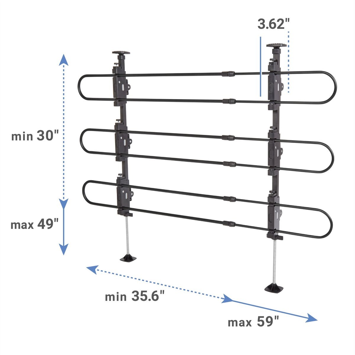 FRISCO Adjustable Metal Dog Car and SUV Barrier - Chewy.com