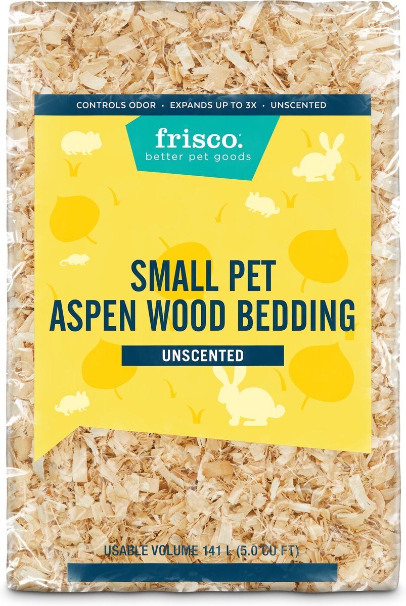 FRISCO Aspen Wood Small Pet Bedding, 141-L - Chewy.com