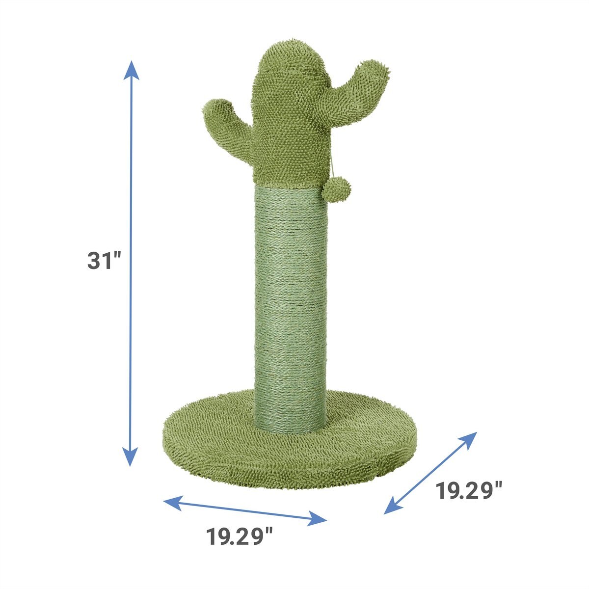 FRISCO Cactus Cat Scratching Post, 31-in - Chewy.com