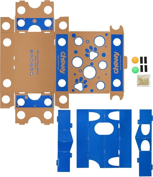 FRISCO Chewy Box Cardboard Interactive Maze Cat Toy with Catnip - Chewy.com