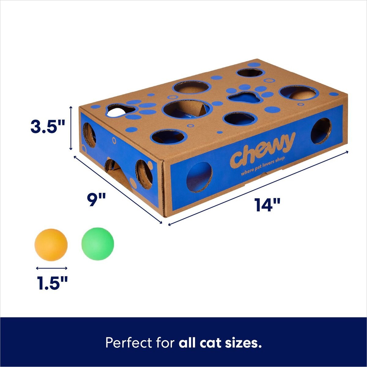 FRISCO Chewy Box Cardboard Interactive Maze Cat Toy with Catnip - Chewy.com