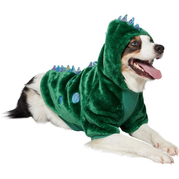 FRISCO Cozy Dinosaur Dog & Cat Hoodie Costume, X-Large - Chewy.com