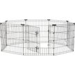 FRISCO Dog & Small Pet Wire Exercise Pen with Step-Through Door, Black ...