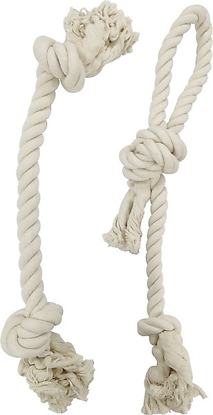 FRISCO Double Knot Cotton Rope Fetch Dog Toy, Large, 2 count - Chewy.com
