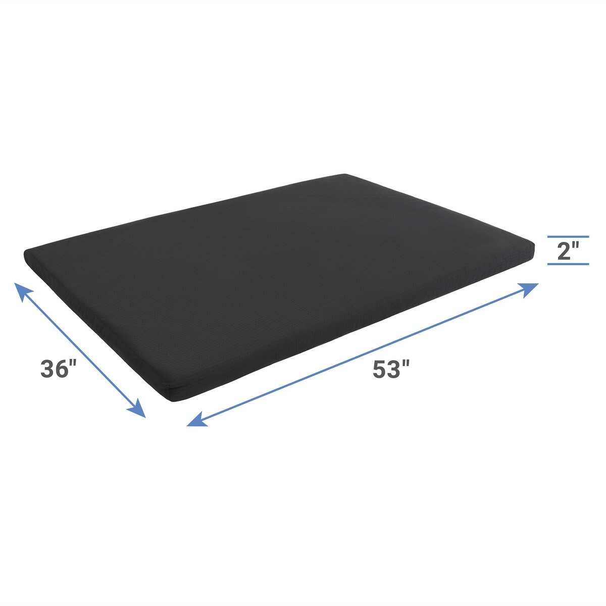 FRISCO Durable Crate Mat, Black, 54-in - Chewy.com