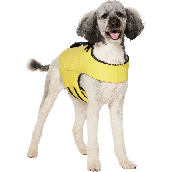 FRISCO Ripstop Dog Life Jacket, Yellow/Peach, Large - Chewy.com