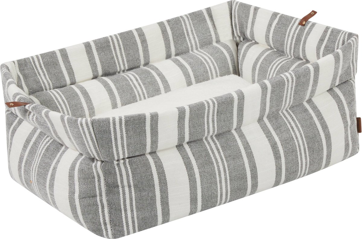 FRISCO Farmhouse Deep Cuffed Cuddler Dog Bed, Large - Chewy.com