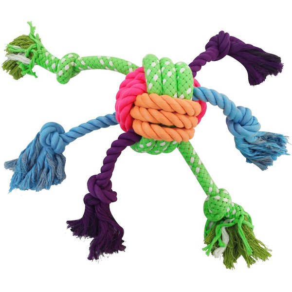 MAMMOTH Monkey Fist Ball & Rope Ends Dog Toy, Jumbo - Chewy.com