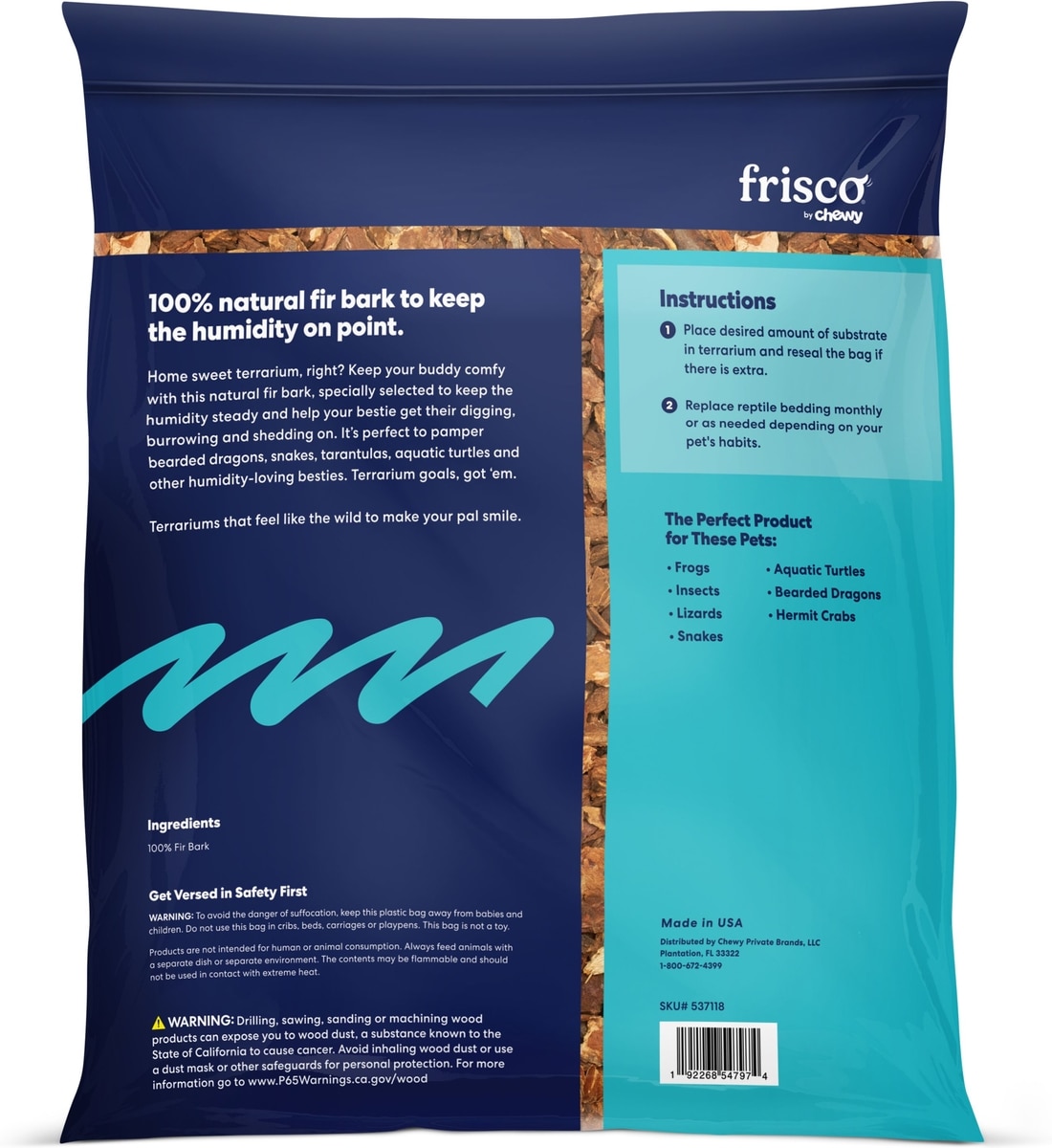 FRISCO Fir Bark Reptile Bedding, 24-qt - Chewy.com