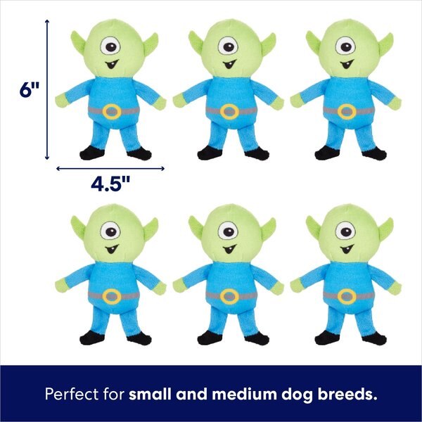 FRISCO Flying Saucer & Aliens Hide & Seek Puzzle Plush Squeaky Dog Toy ...