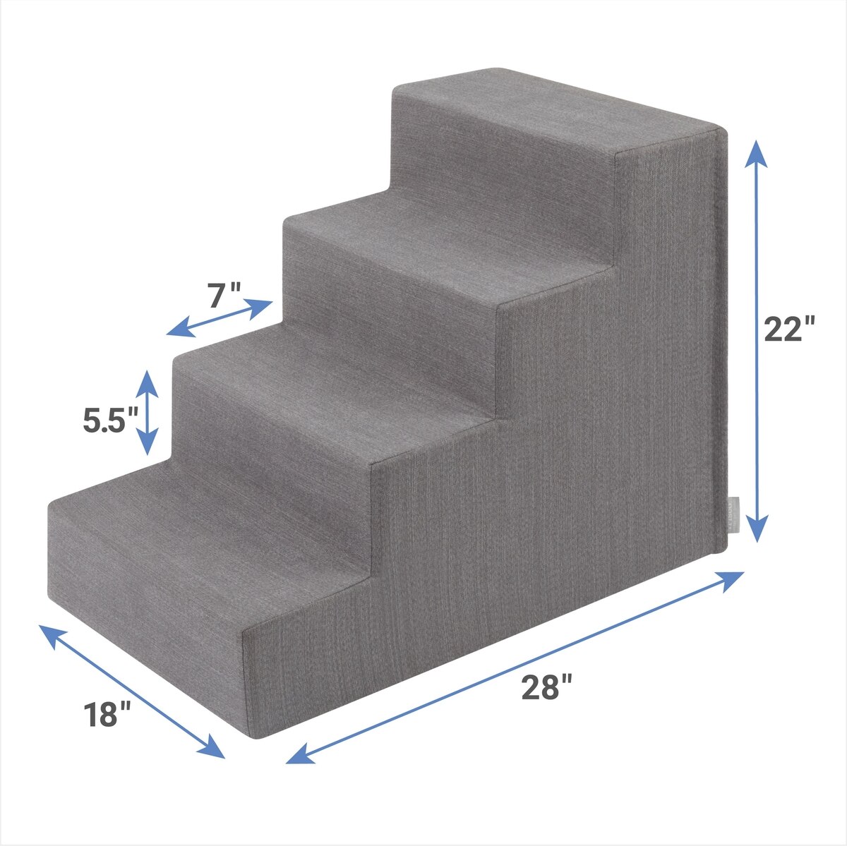 FRISCO Foam Step, Gray, 4-step - Chewy.com